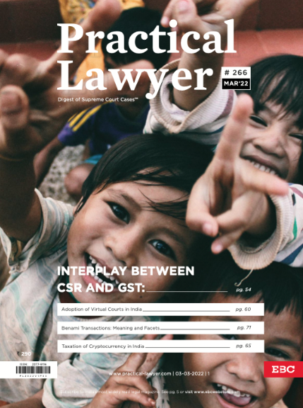 Practical Lawyer- Interplay Between CSR and GST